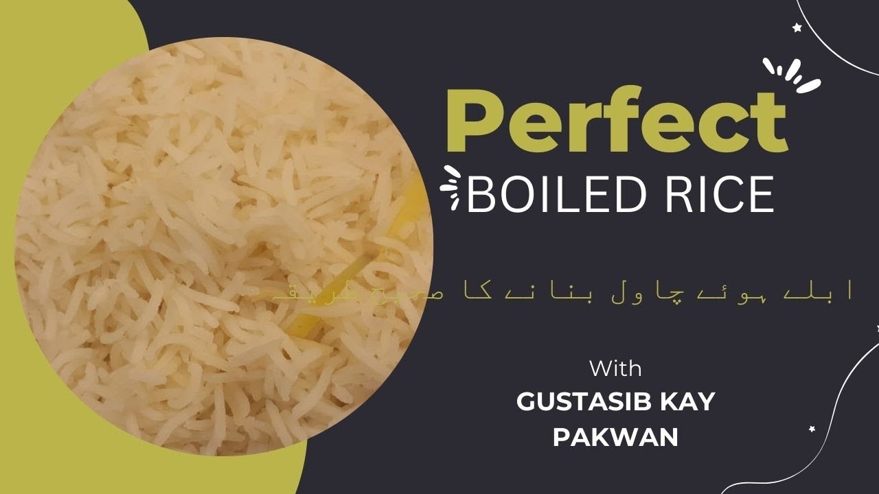 How to Cook Perfect Boiled Rice | Fluffy, Soft & Delicious Every Time ...