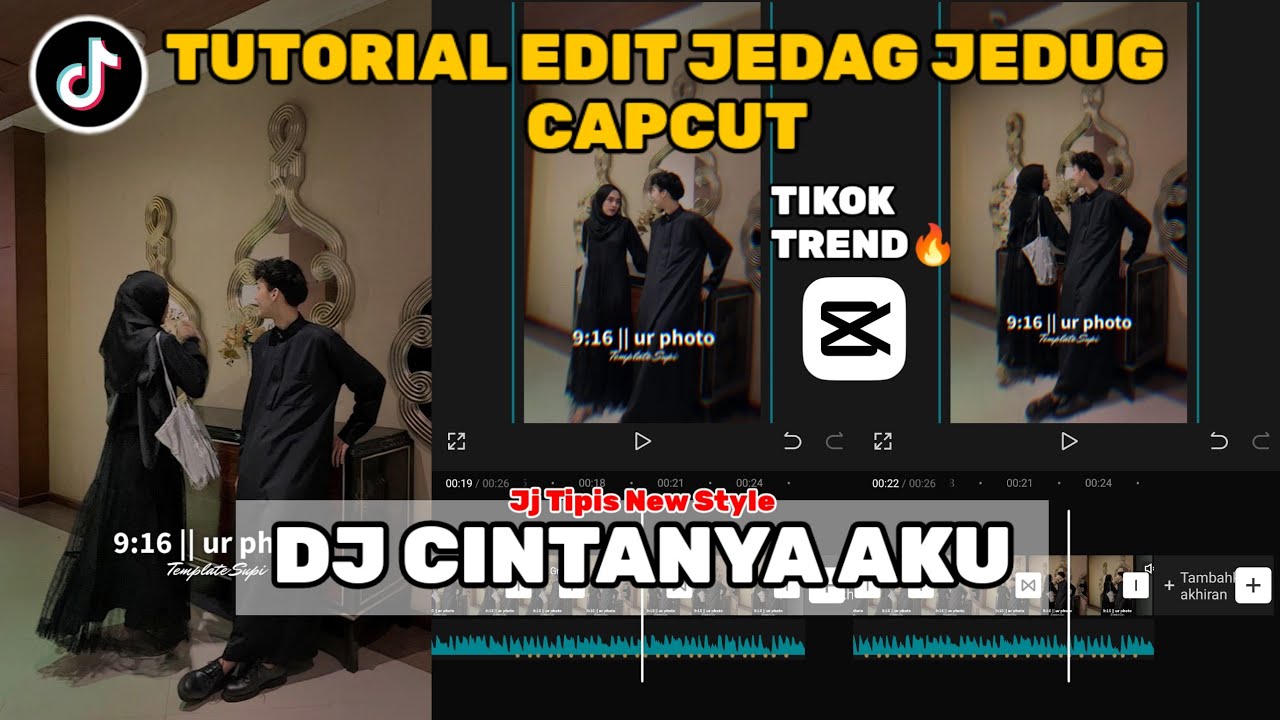 Tutorial Edit Jedag Jedug Capcut DJ CINTANYA AKU - YouTube