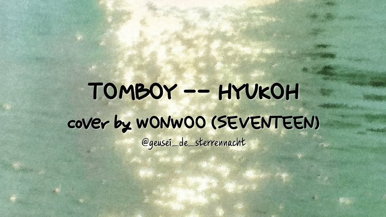 TOMBOY -- HYUKOH / cover by WONWOO (SEVENTEEN ) 歌詞中字 / @geusei_de ...
