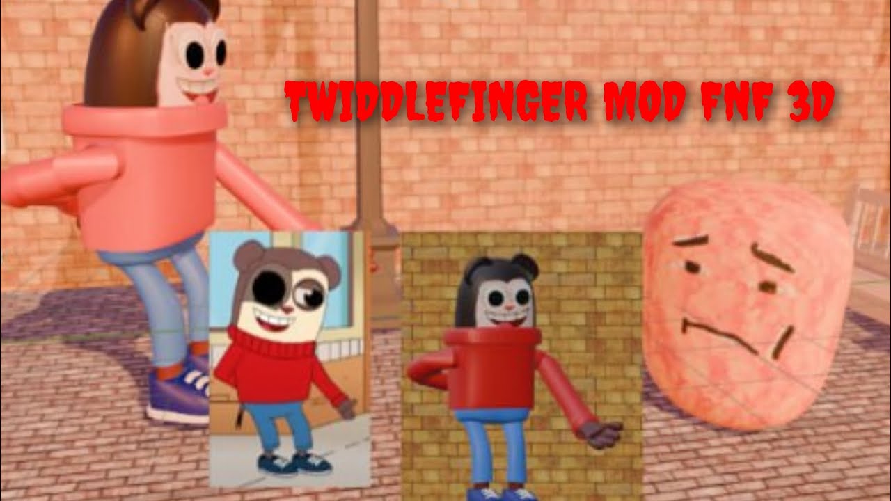 MOD TWIDDLEFINGER FRIDAY NIGTH FUNKIN-Modelado 3d/Animación. #fnf # ...