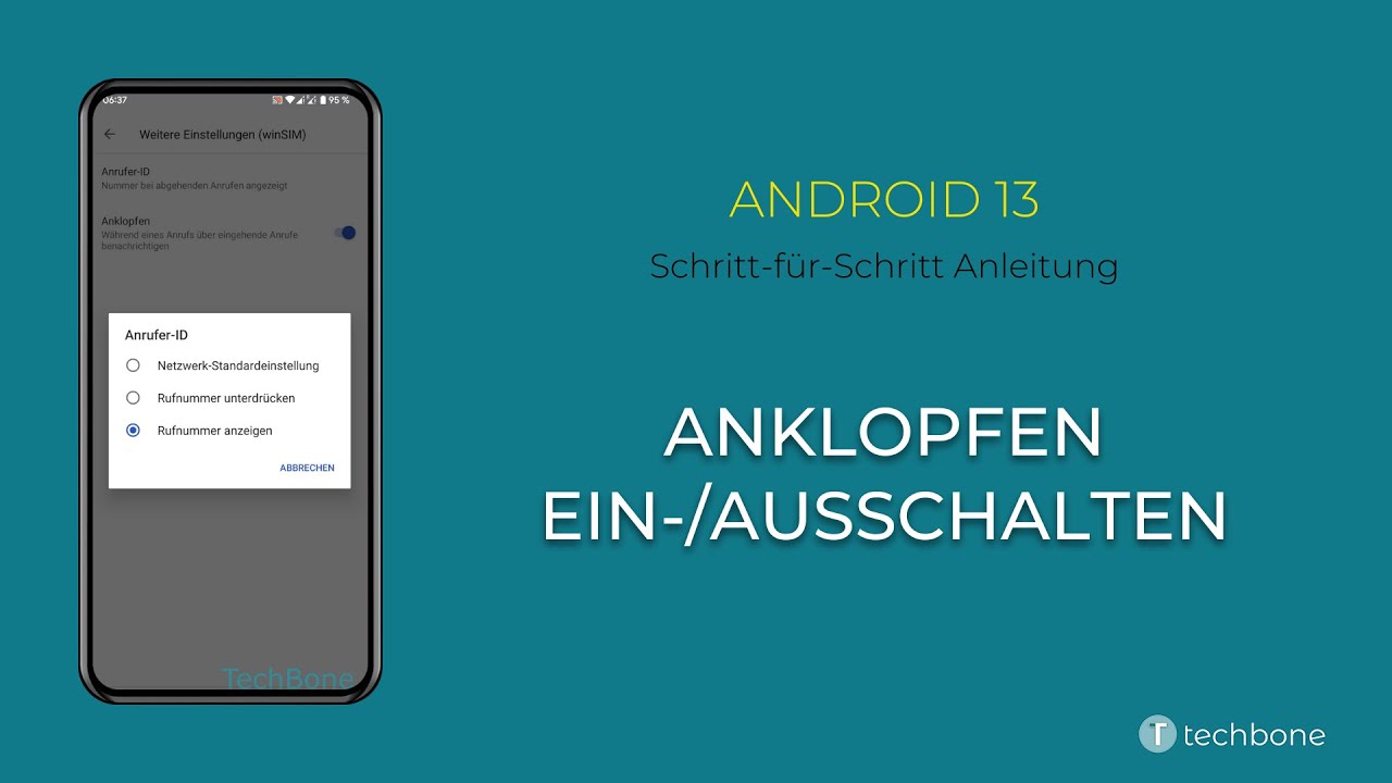 Anklopfen einschalten oder ausschalten [Android 13] - YouTube