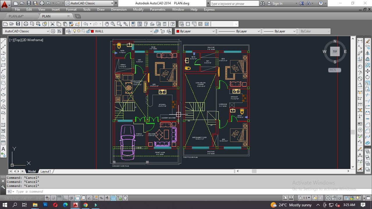 2D PLAN 5 MARLA HOUSE 27X50 - YouTube