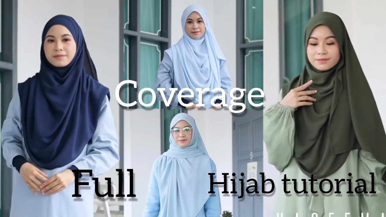 Full Coverage Hijab Tutorial । Chest Coverage Hijab Tutorial । New ...