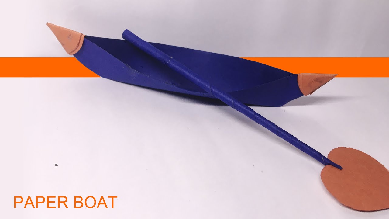 How To make Paper Boat || Cardpaper Boat || School Project - YouTube