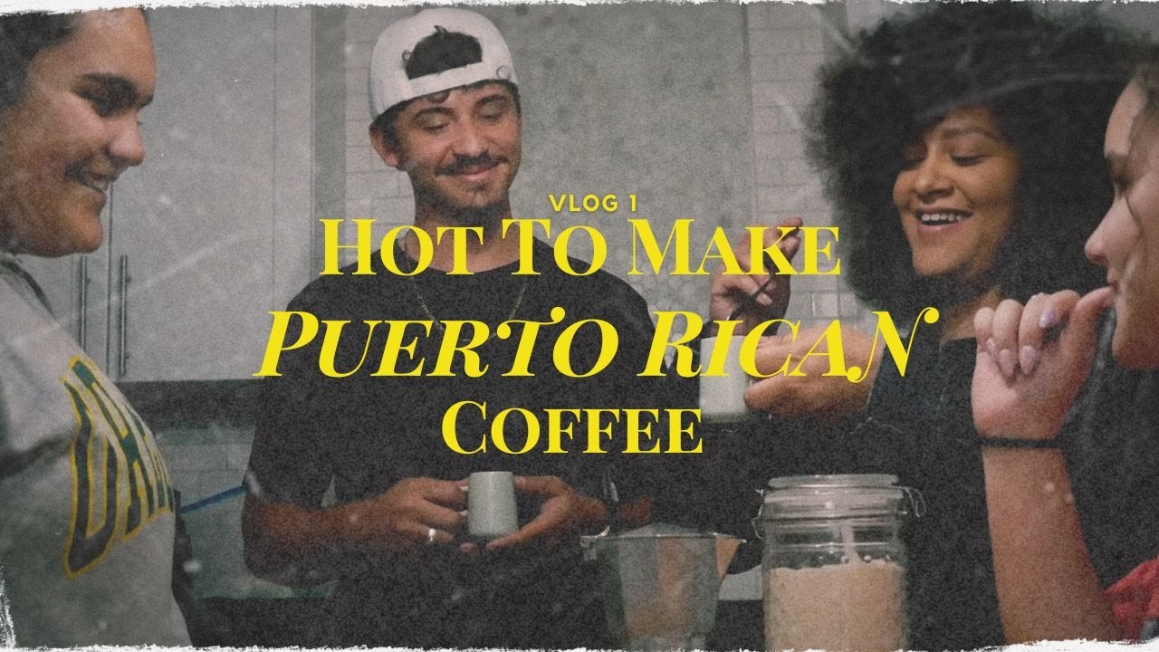 Vlog- How to Make Puerto Rican Coffee - YouTube