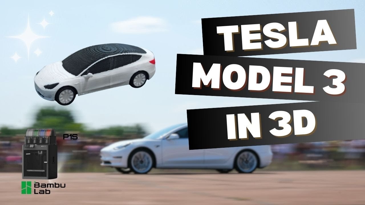 Can You 3D Print a Tesla? Here’s How I Made the Model 3! - YouTube
