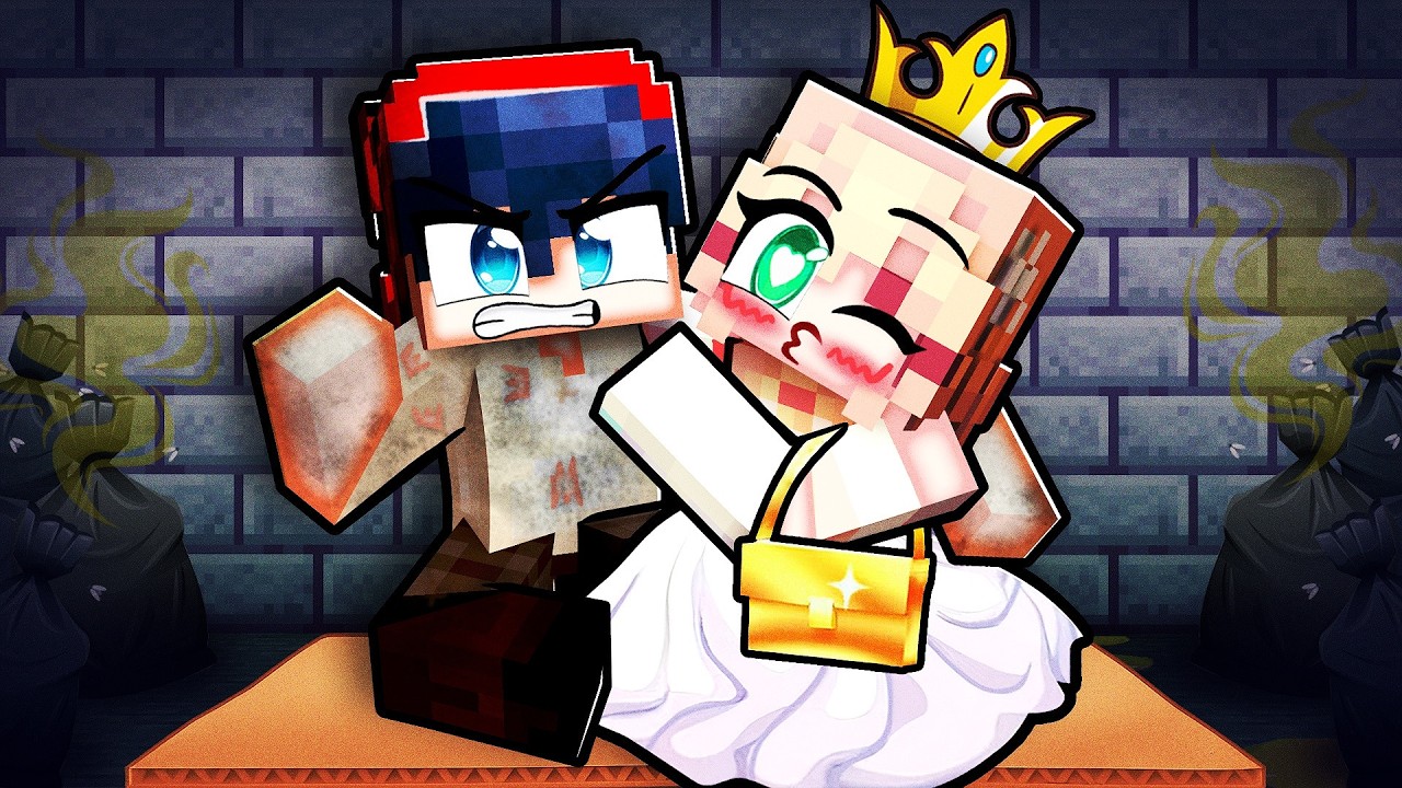 PEASANT And PRINCESS FORBIDDEN LOVE in Minecraft! - YouTube