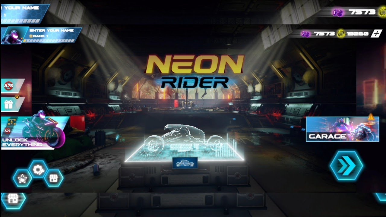 Neon Rider - Neon Bike Racer - Best Neon Game - Octa Games - YouTube
