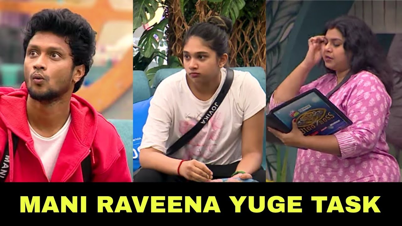 Mani Raveena Yuge Task | Bigg Boss 7 Tamil Review - YouTube