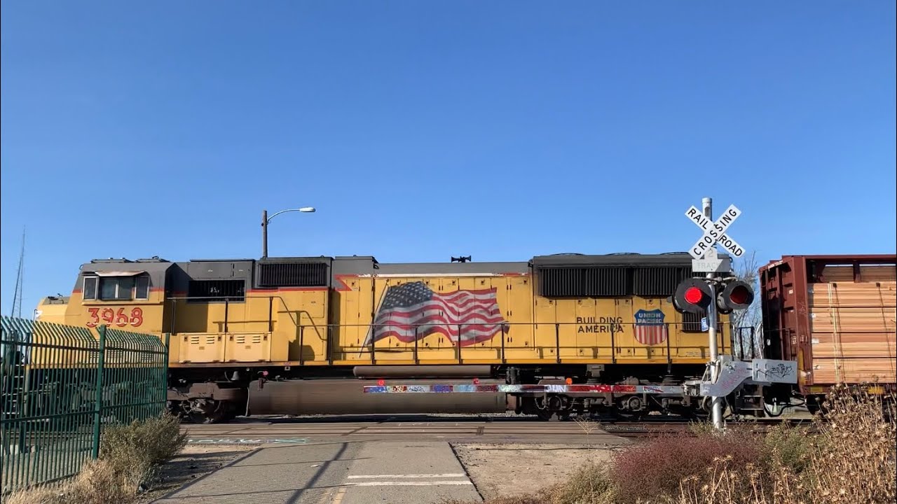 UP 2694 Manifest Freight Train South - Calaveras Bike Trail Railroad ...