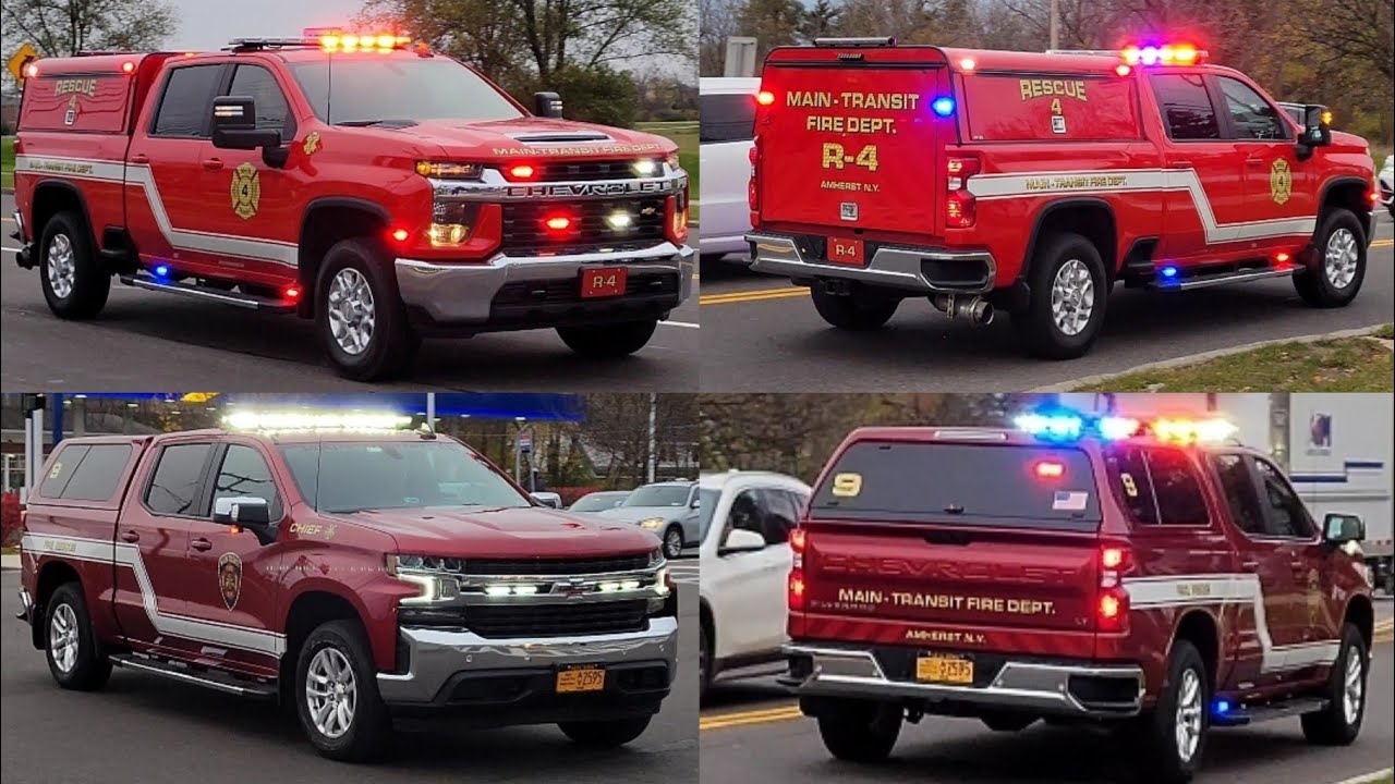 Main-Transit FD Rescue 4 & Car 9 Code 3 - YouTube