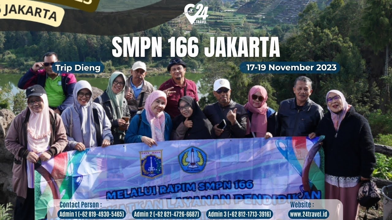 SMPN 166 JAKARTA TOUR DIENG 17-19 NOVEMBER 2023 - YouTube