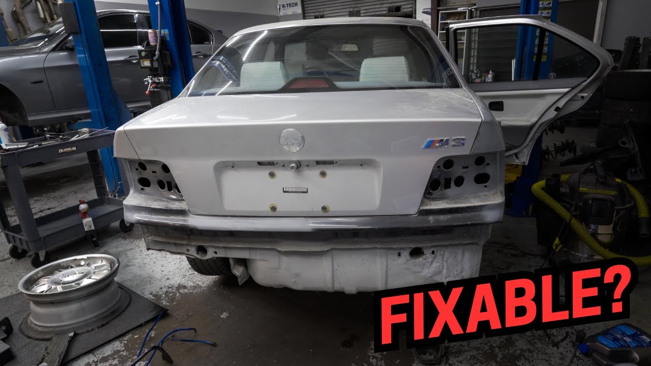 17k-Mile E36 M3 Hiding Some Nasty Frame Damage! - YouTube