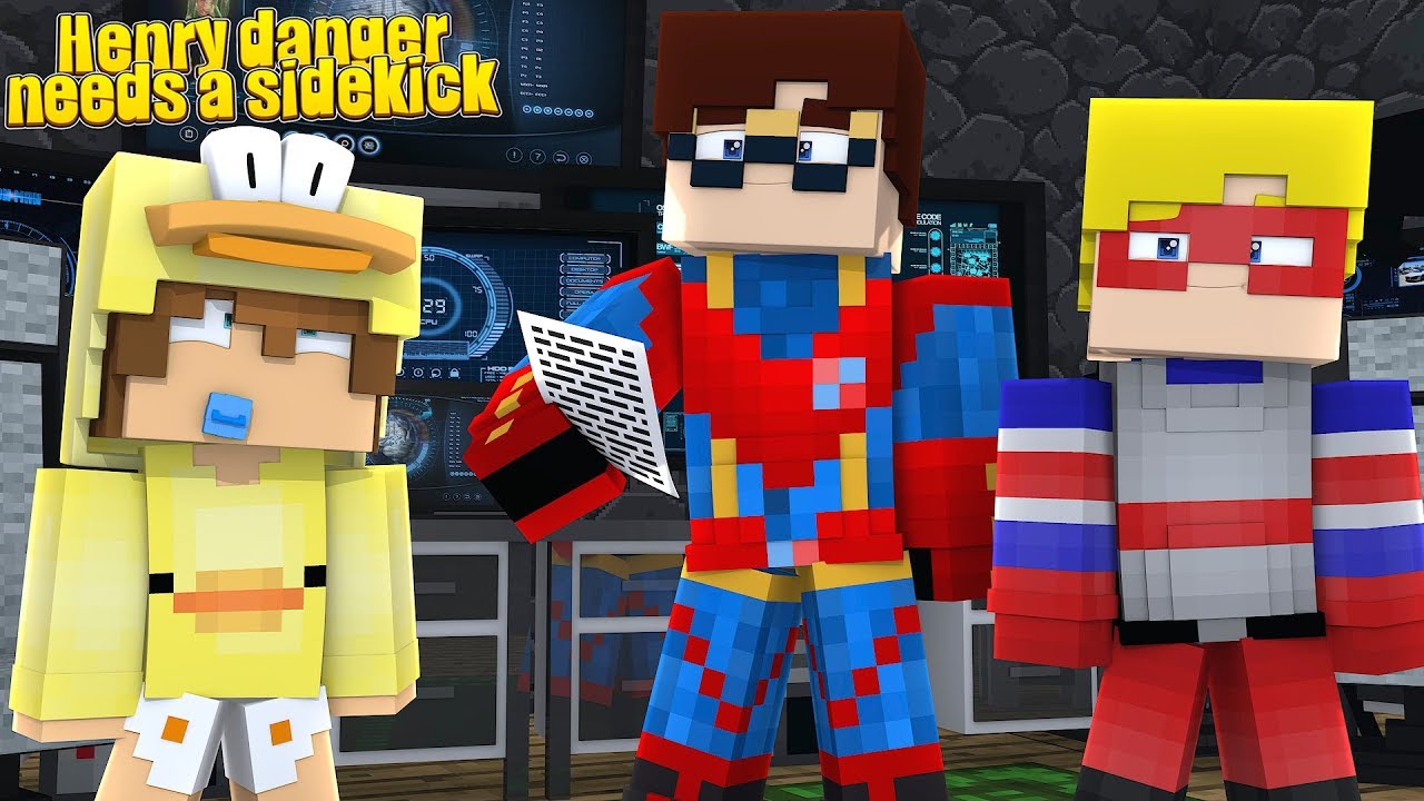 Minecraft Roleplay - BECOMING HENRY DANGER & CAPTAIN MAN'S NEW SIDEKICK ...