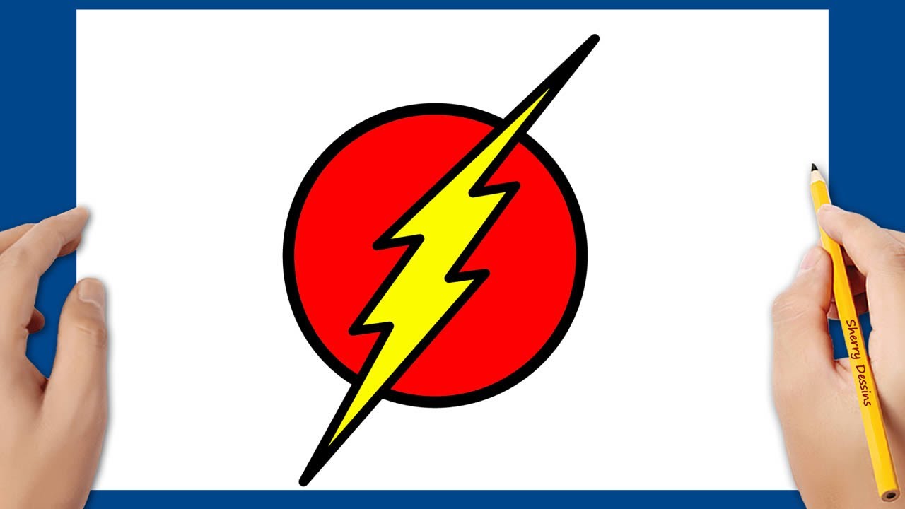 Comment dessiner le logo de Flash kawaii | Dessins mignons et faciles ...