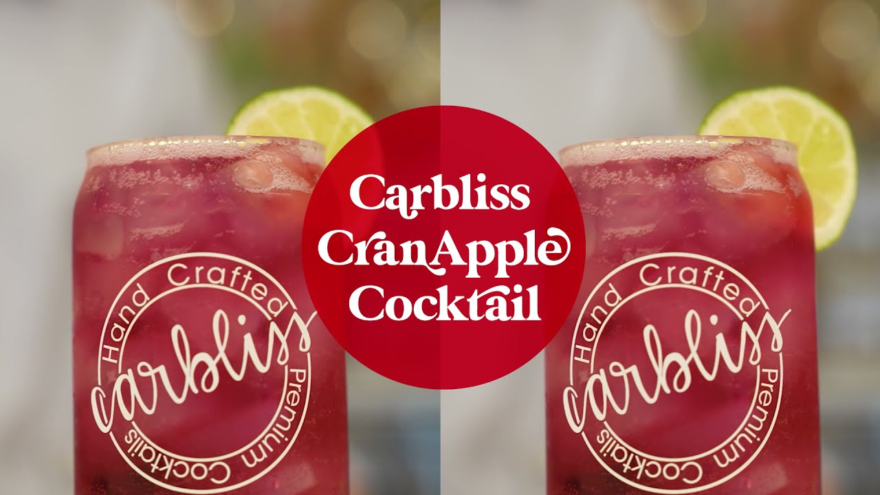 Make Your Own Carbliss CranApple Cocktail - YouTube