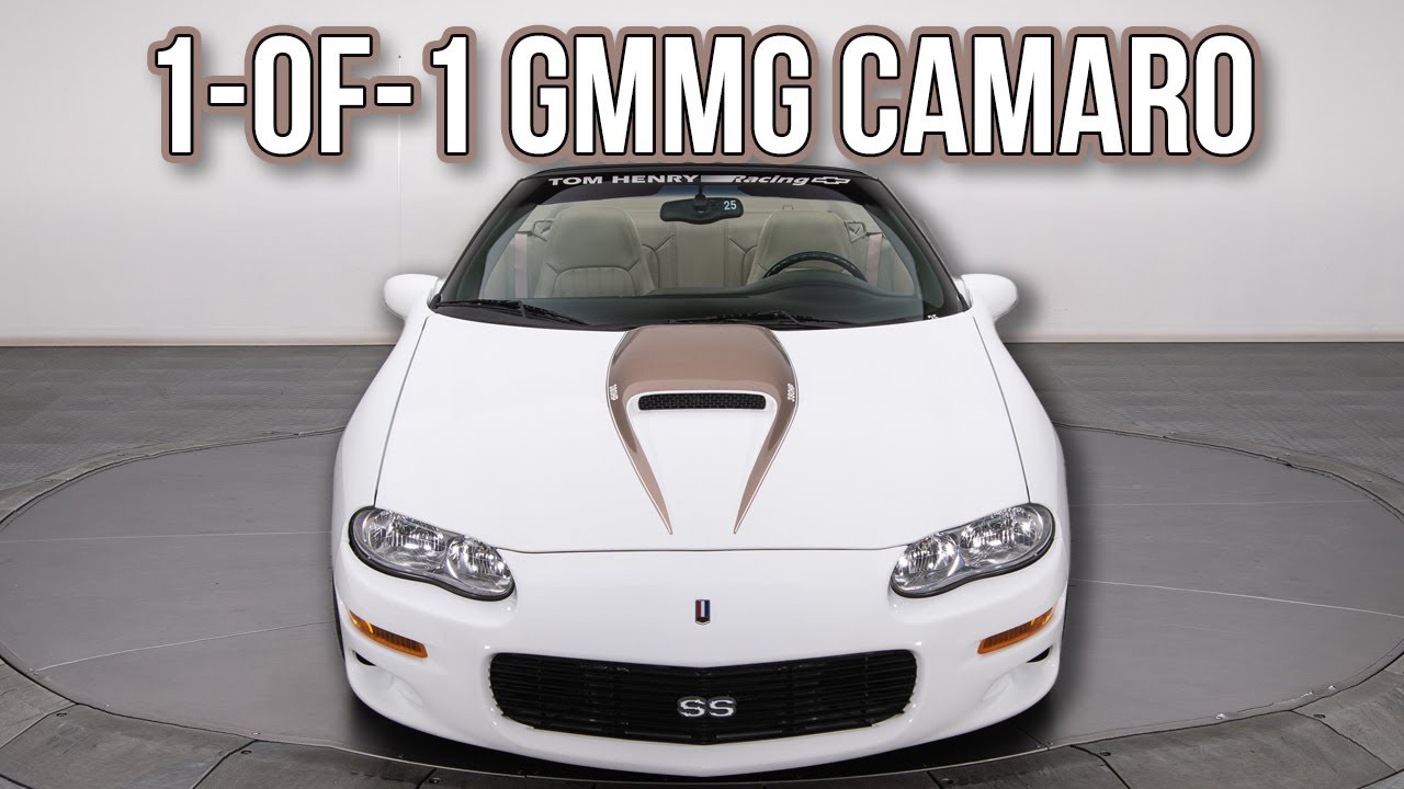 1 of 1 2002 GMMG Tom Henry Racing Camaro SS Convertible LS1 V8 - FOR ...