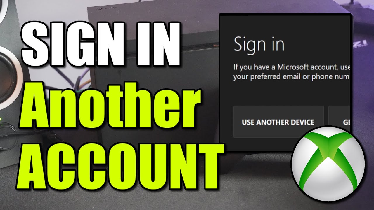 How to SIGN INTO XBOX & Add Another Account on Xbox Series X|S (Best ...