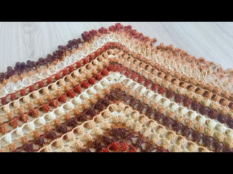 3 Boyutlu Üçgen Şal Yapımı