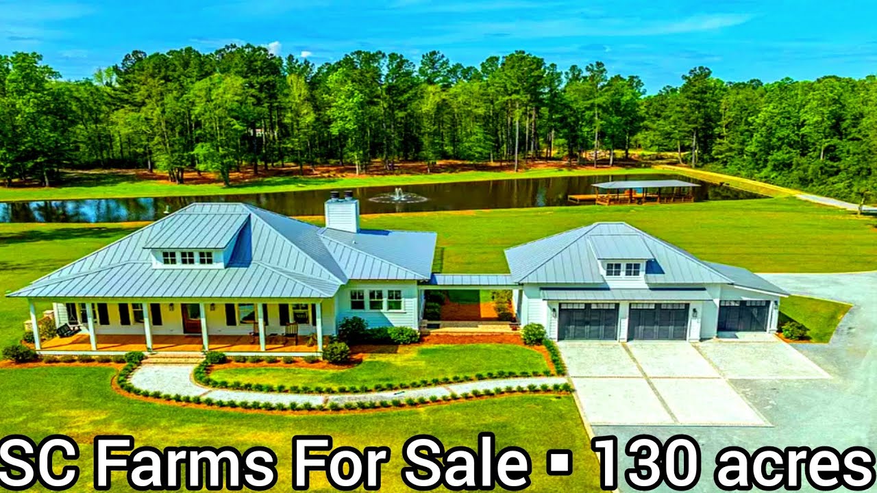 South Carolina Farmhouse For Sale | 130+ acres | South Carolina Land ...