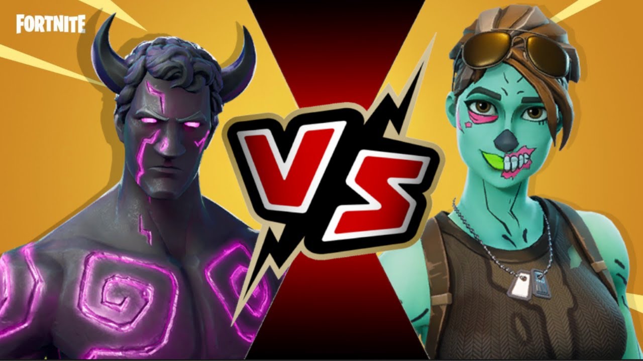 (Who's better?) Ghoul Trooper Vs Fortnite Fallen Love Ranger - YouTube