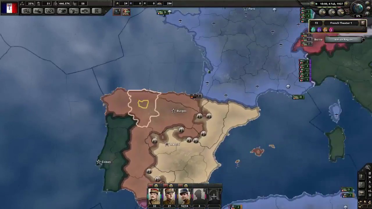 Fascist France HOI4 (hearts of iron 4) - part 2 - YouTube