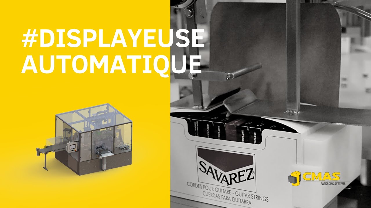 Etuyeuse automatique / DISPLAYEUSE • emballage de prêt à vendre - YouTube