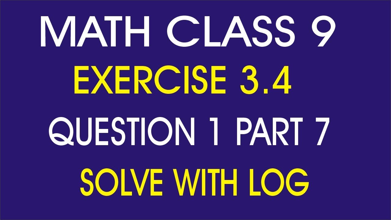 Math Class 9 Chapter 3 Exercise 3 4 Question 1 Part 7 YouTube math-class-9-chapter-3-exercise-3-4-question-1-part-7-youtube