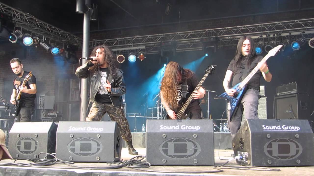 Raven Woods - Enfeebling the Throne (Live, partial song) - YouTube