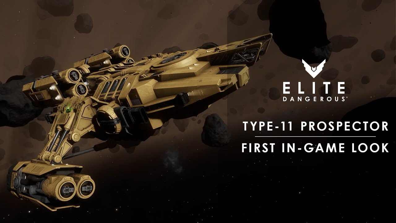 Elite Dangerous | Deeper Look At The Type-11 Prospector - YouTube