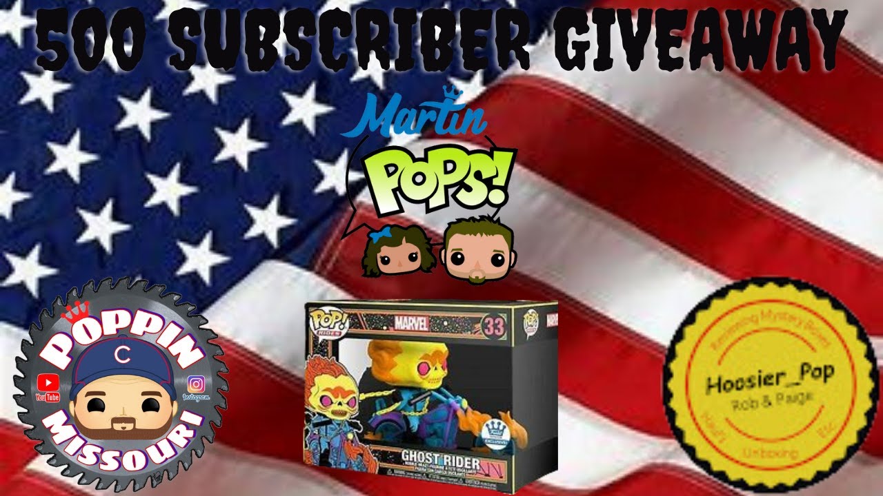 LETS HIT 500 SUBSCRIBERS TOGETHER. GIVEAWAY. MARTIN POPS HOOSIER POPS ...
