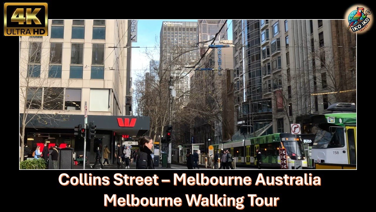 🟡 MELBOURNE COLLINS STREET - Spring St to Elizabeth St. - YouTube