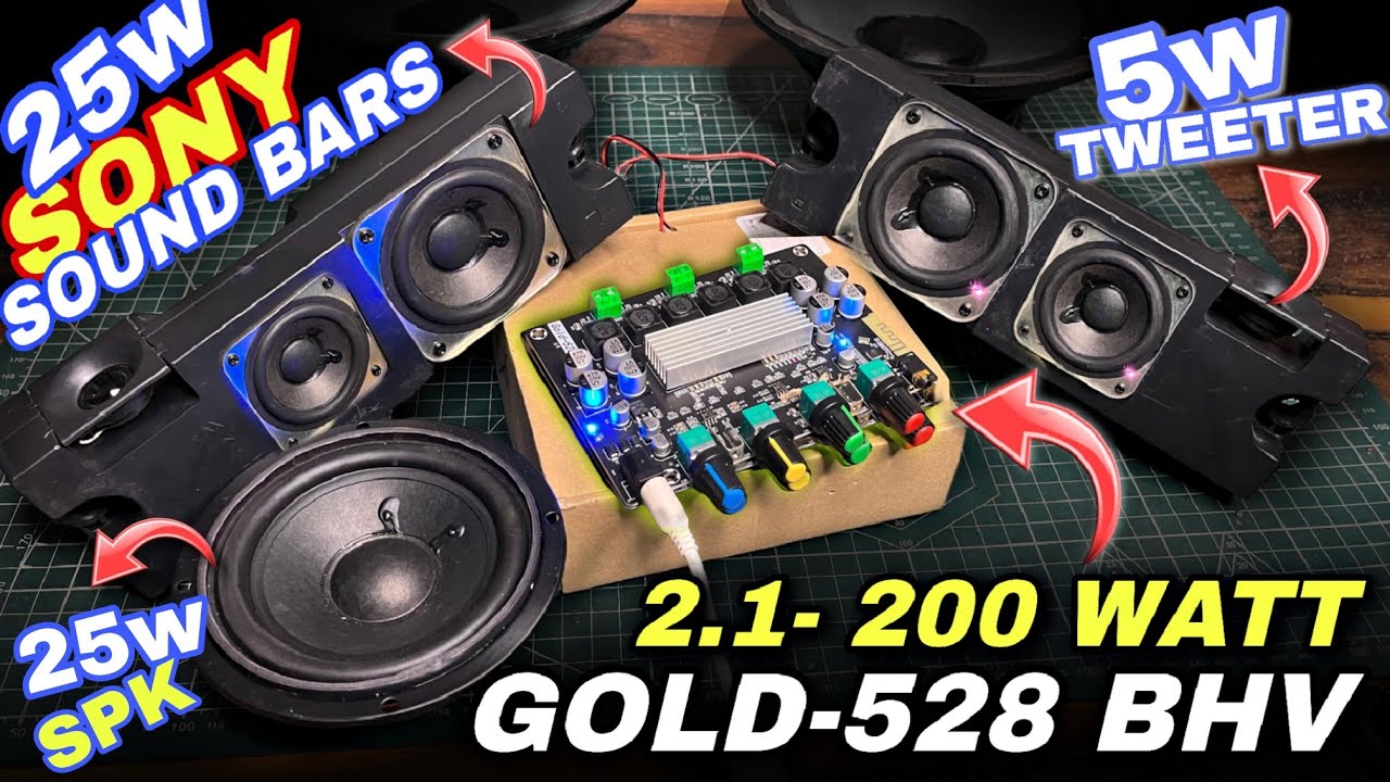 Gold-528 Super high power🔥 digital power amplifier board tda3116 2 ...