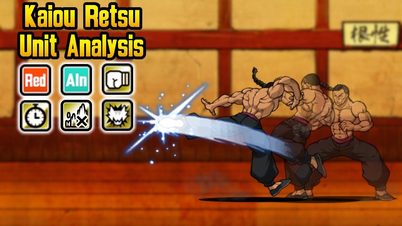 Kaiou Retsu Unit Analysis - The Battle Cats x Baki (Version 14.3) - YouTube