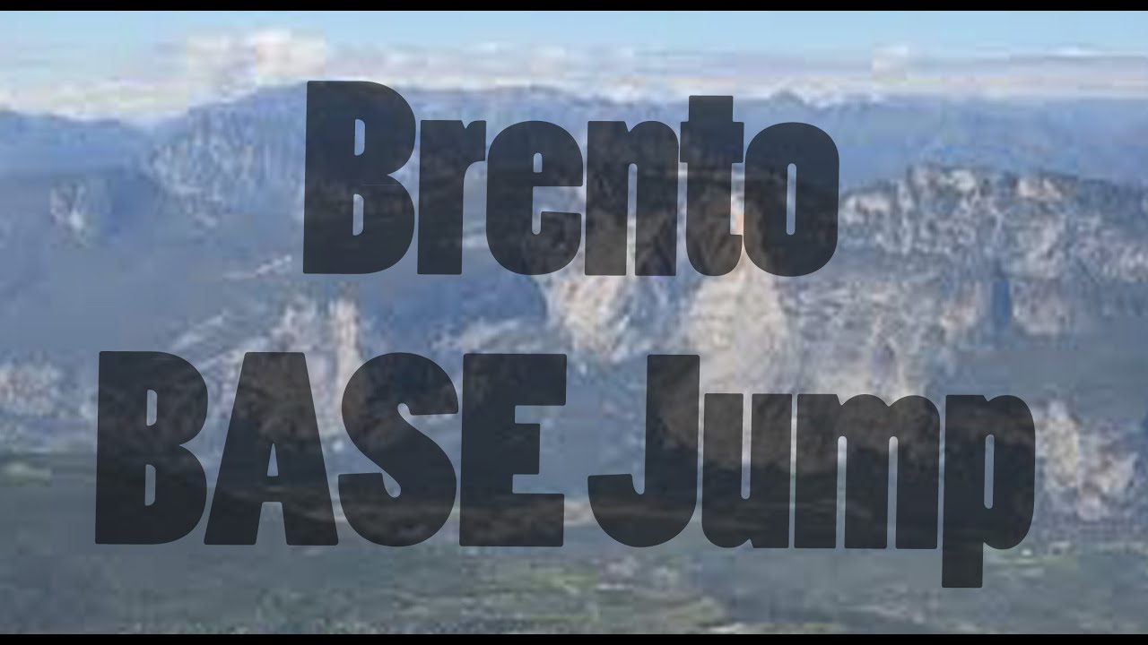 BASE Jump from Monte Brento, Italy - YouTube