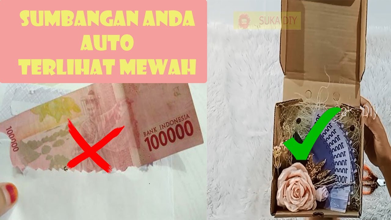 Cara Menata Hampers Uang Pengganti Amplop sebagai Hadiah Pernikahan ...