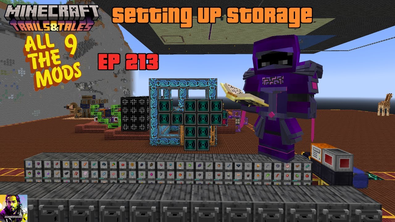 All the Mods 9 EP213: Working on Storage Room - Functional Storage and ...