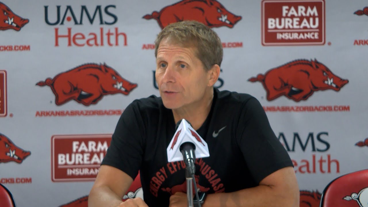 Eric Musselman gives update on summer workouts and more - YouTube