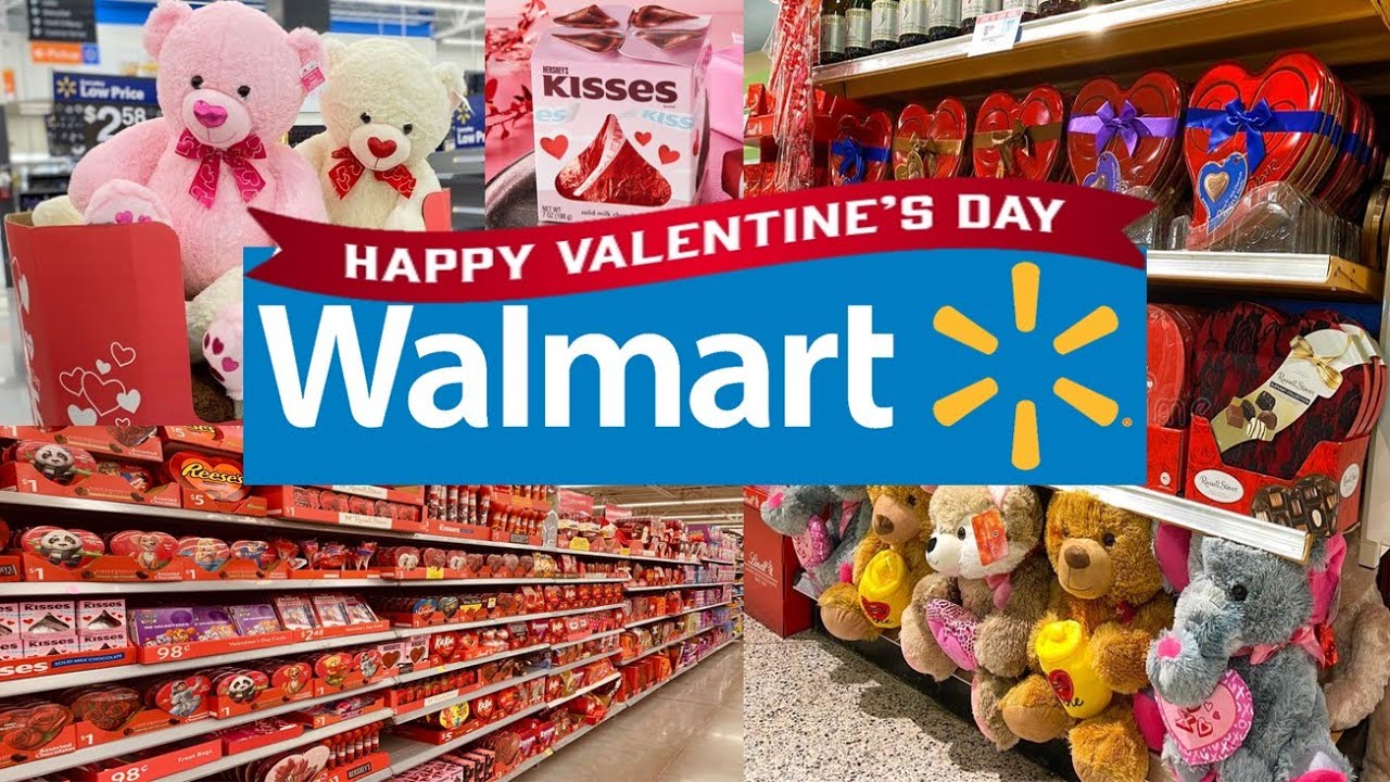 WALMART USA Valentines Aisle Chocolate & Candy Range inc., Hersey's ...