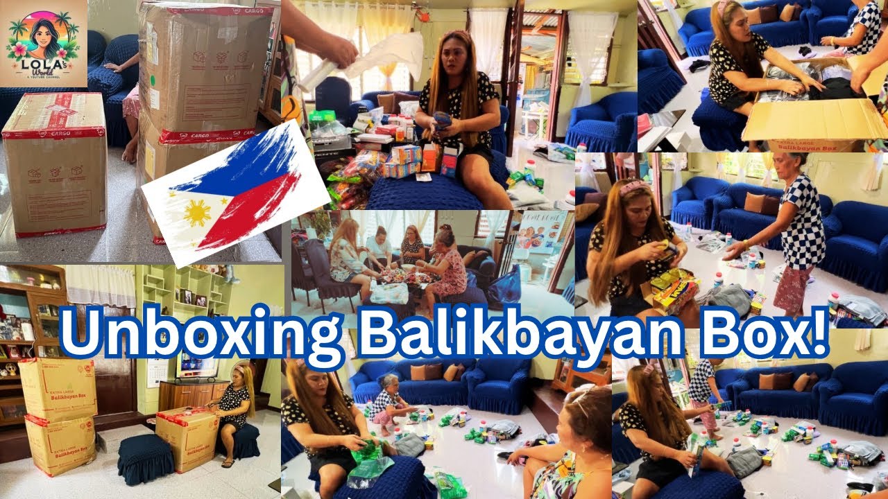 Unboxing Balikbayan Box Galing USA! Pasalubong Para sa Pamilya sa ...