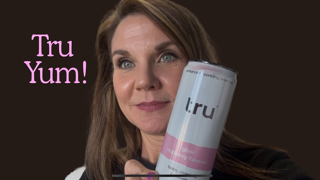 Tru Glow Seltzer, Biotin Beauty Drinks w Vitamin A, Raspberry Flavored ...
