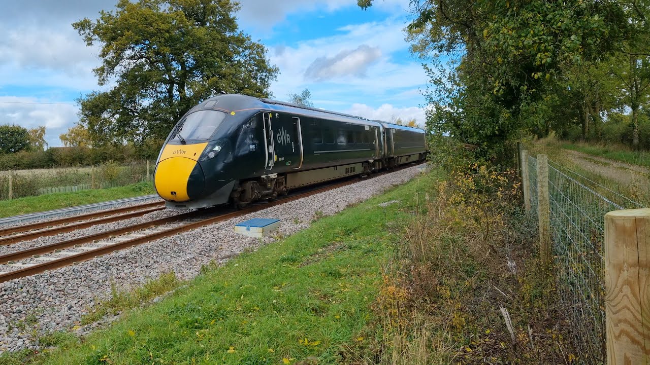 EWR East West Rail day 2 of testing - GWR Class 800 IET - 22/10/2024 ...
