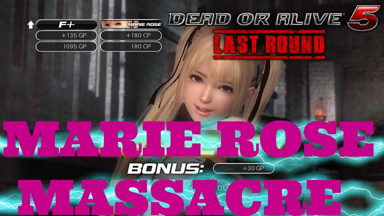 Marie Rose Massacre (DOA5LR Gameplay) - YouTube