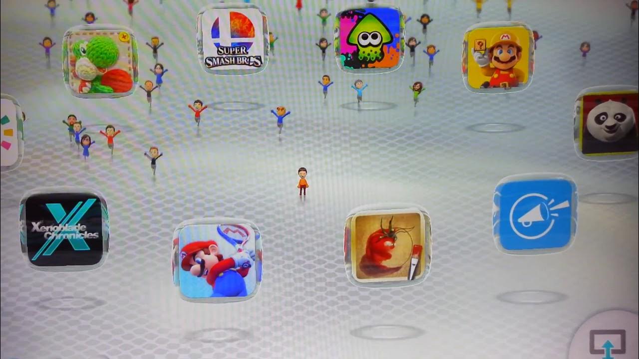 Wii U Home Menu on My Birthday - YouTube