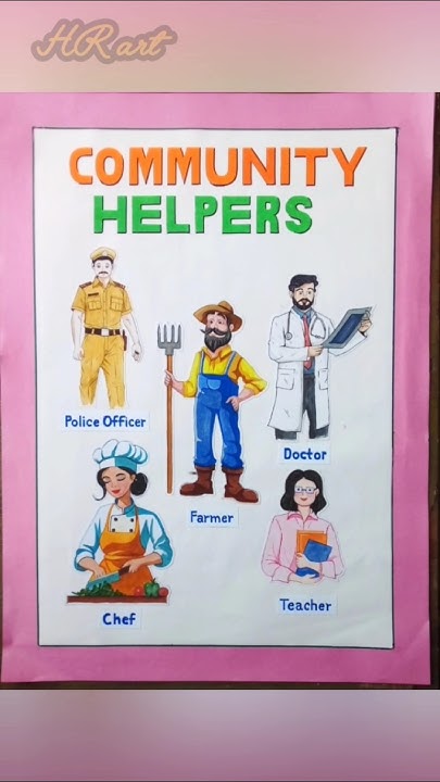 community helpers drawing #shorts - YouTube