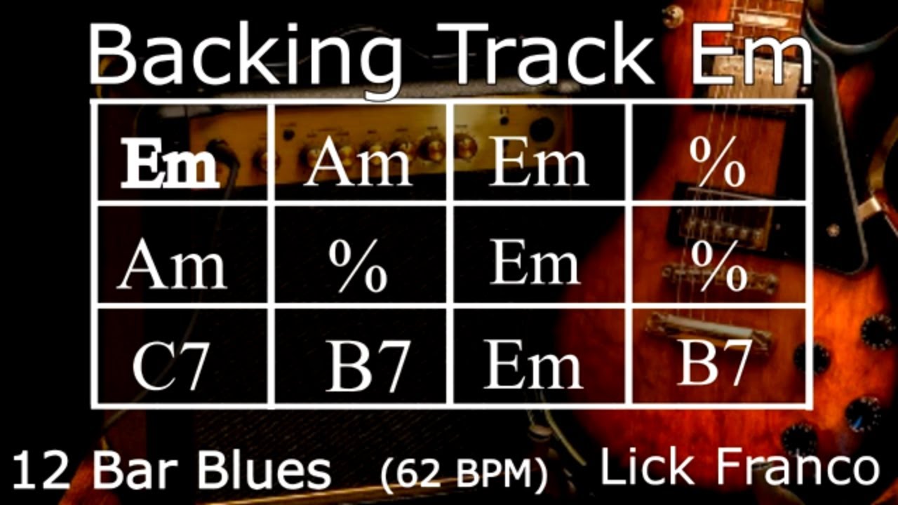 backing track Em - YouTube