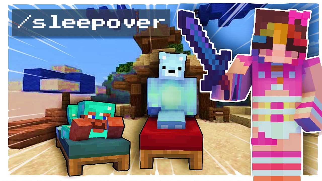 TRYING TO HAVE SLEEPOVERS ON MINECRAFT BEDWARS... [GONE WRONG ...