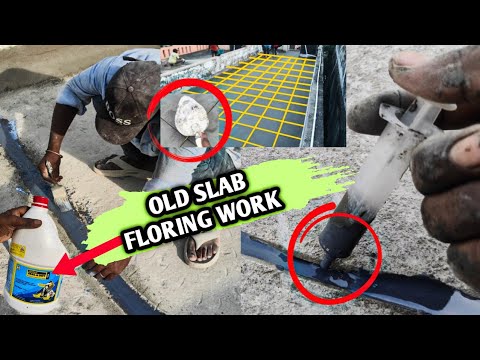 Old slap flooring work #construction #slab #waterproof ...