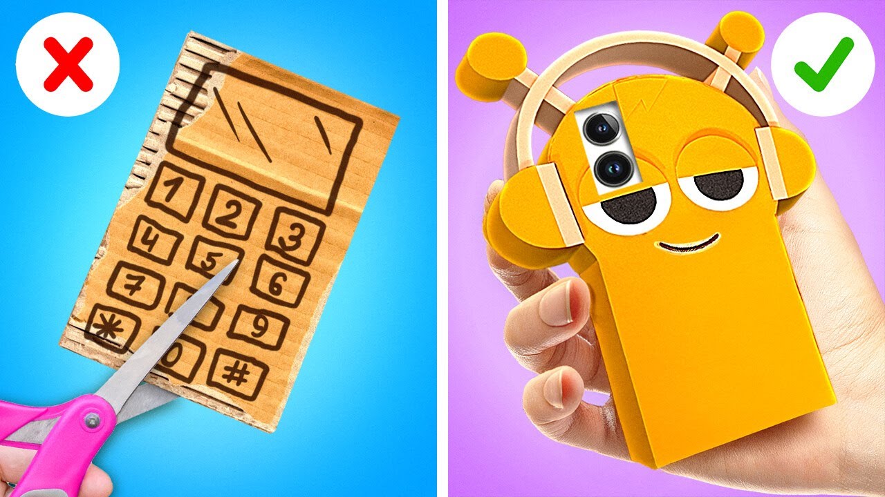 FREE Paper SPRUNKI PHONE 📦📱 Fun Cardboard Ideas You Should Try! - YouTube