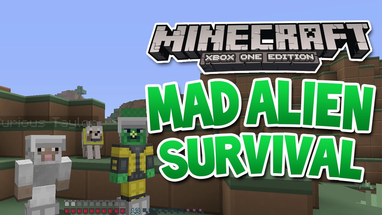 Minecraft Xbox - Mad Alien Survival - #5 Dog attacks Sheep - YouTube
